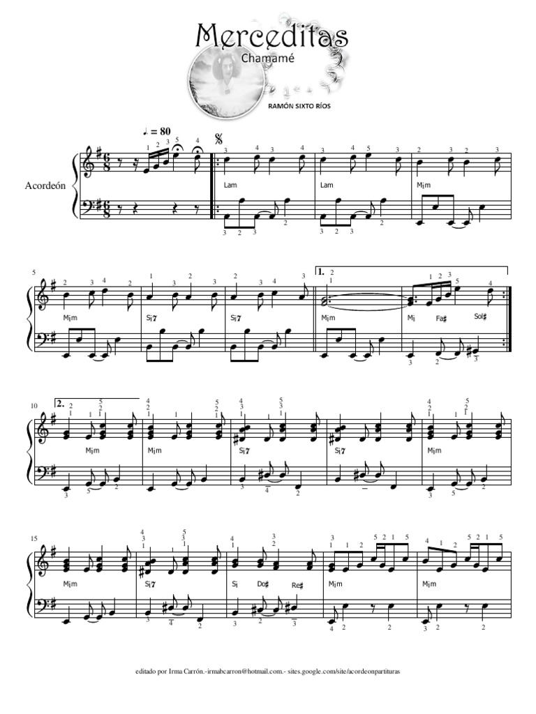 Merceditas. Chamamé | PDF | Ocio