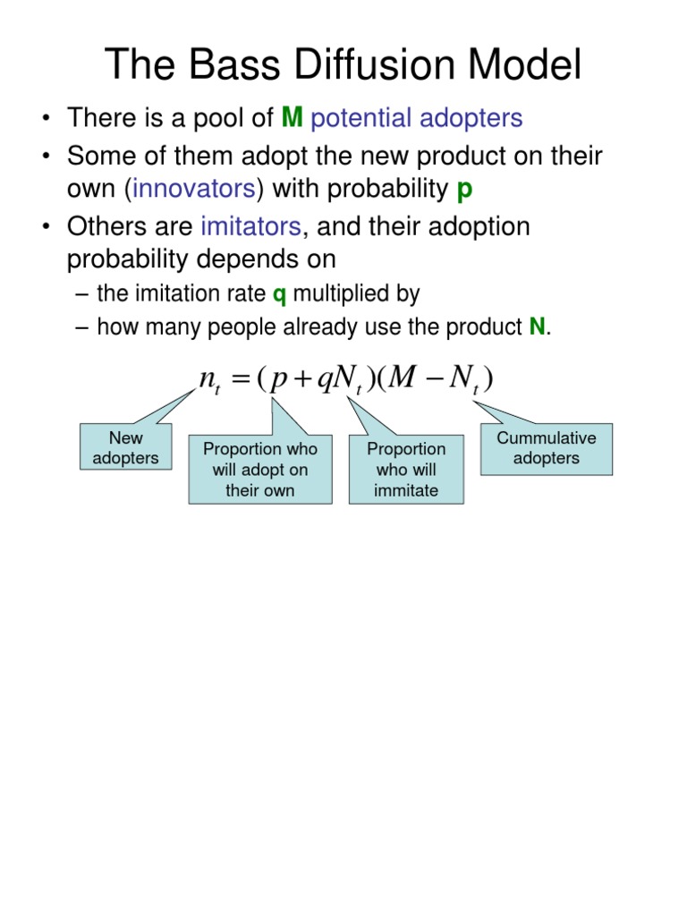 The Bass Diffusion Model | PDF