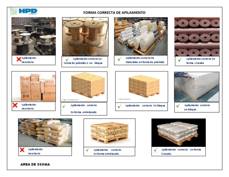 Forma Correcta de Apilamiento | PDF