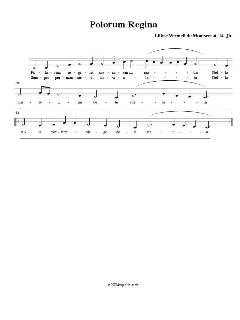 Polorum Regina | PDF