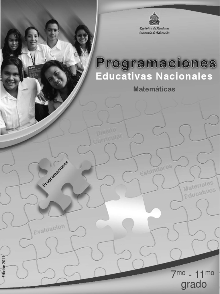 Programaciones Curriculares de 7mo A 11vo Grado Matematicas - Honduras ...