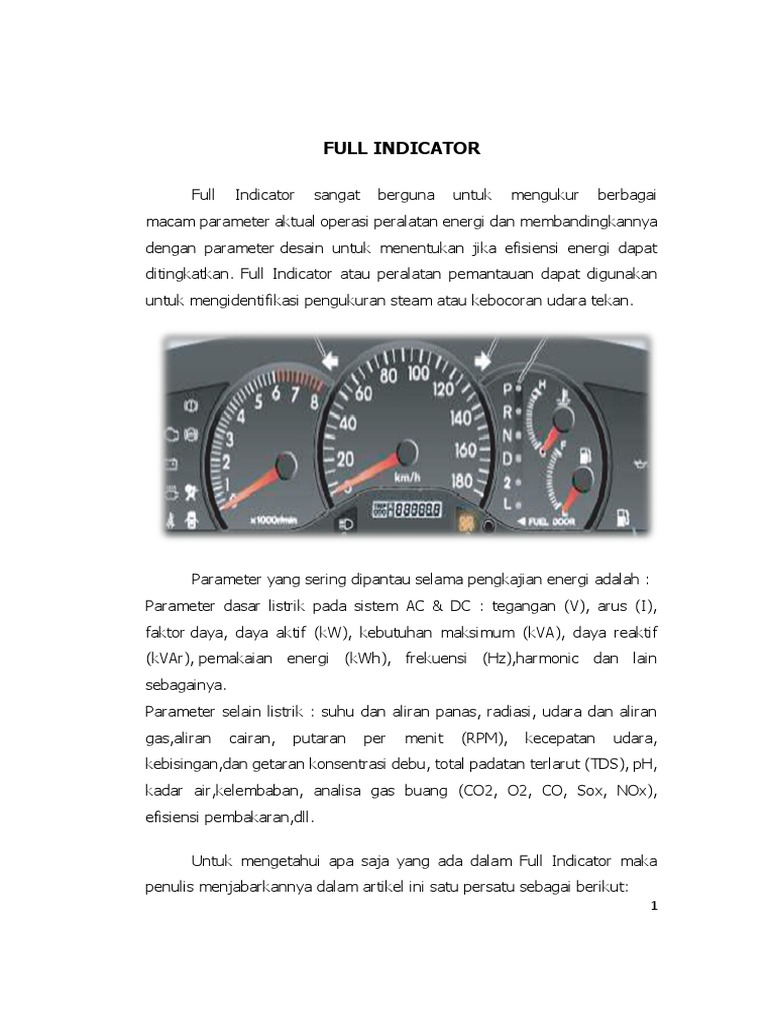 Full Indicator | PDF