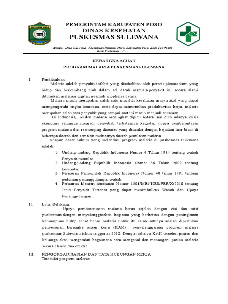 KAK Malaria | PDF
