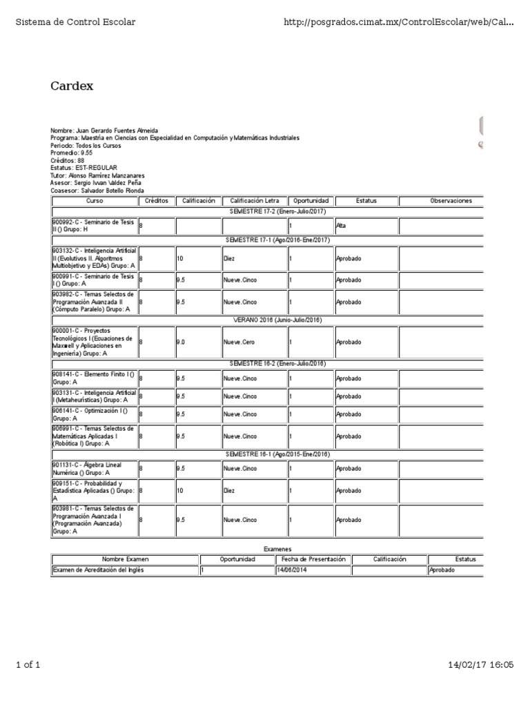 cardex.pdf | Física y matemáticas | Matemáticas