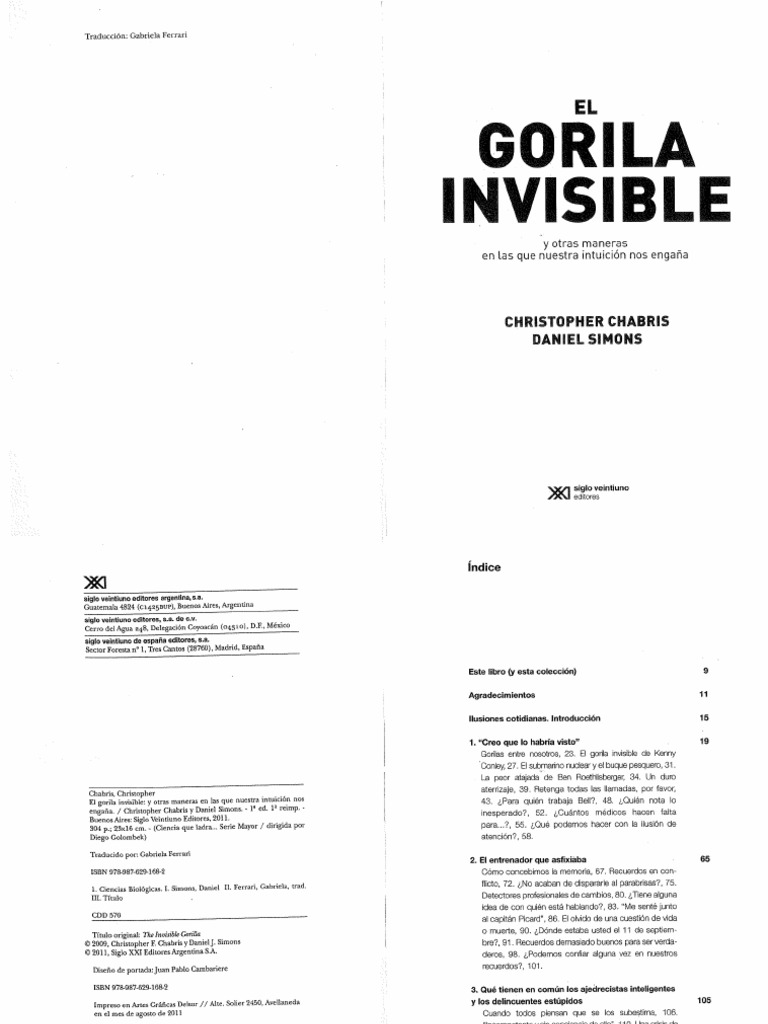 El Gorila Invisible. | PDF