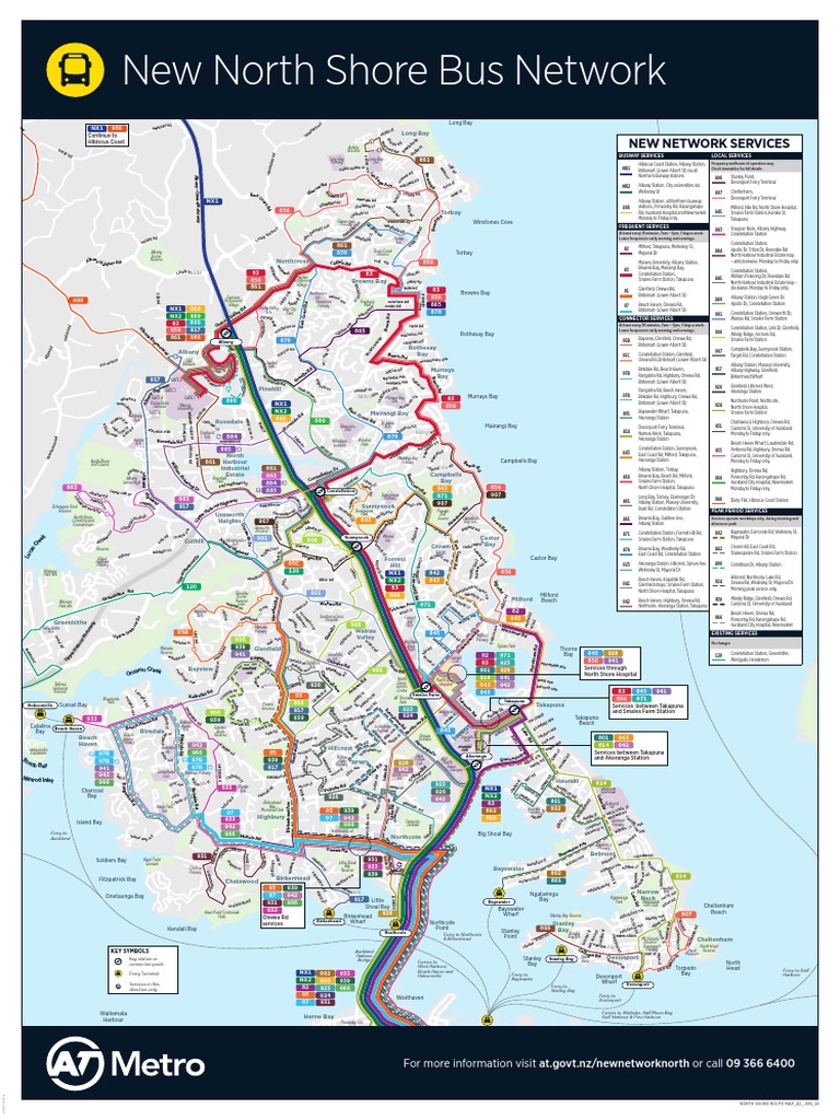 North Shore Bus Map Update 25 June 2018 | PDF