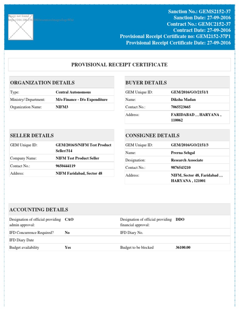 Sample PRC | PDF | Invoice | Receipt