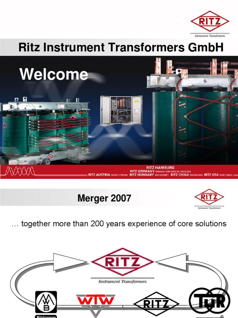 Ritz Instrument Transformers Overview | PDF | Fiberglass | Transformer
