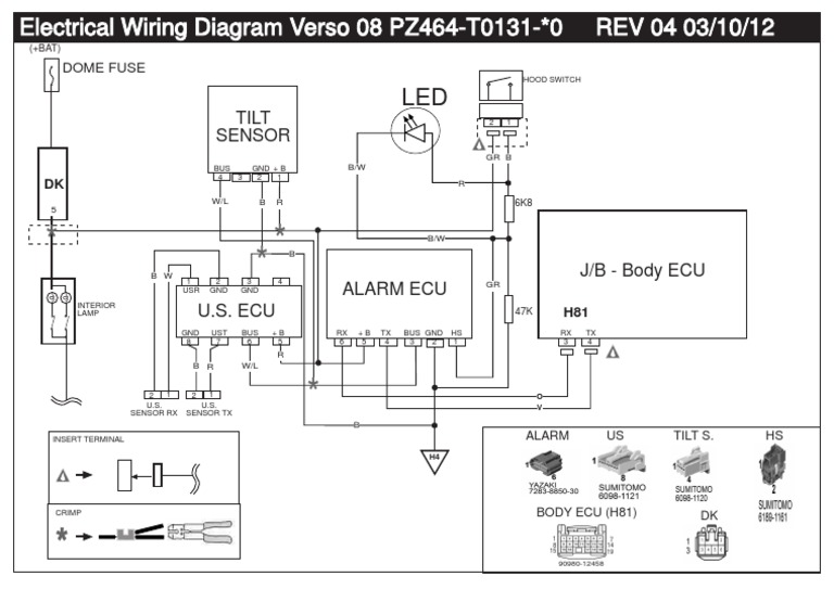 Verso - Wiring Diagram VSS1 - LHD - EWD - PZ464-T0131-00 Rev 04 | PDF ...