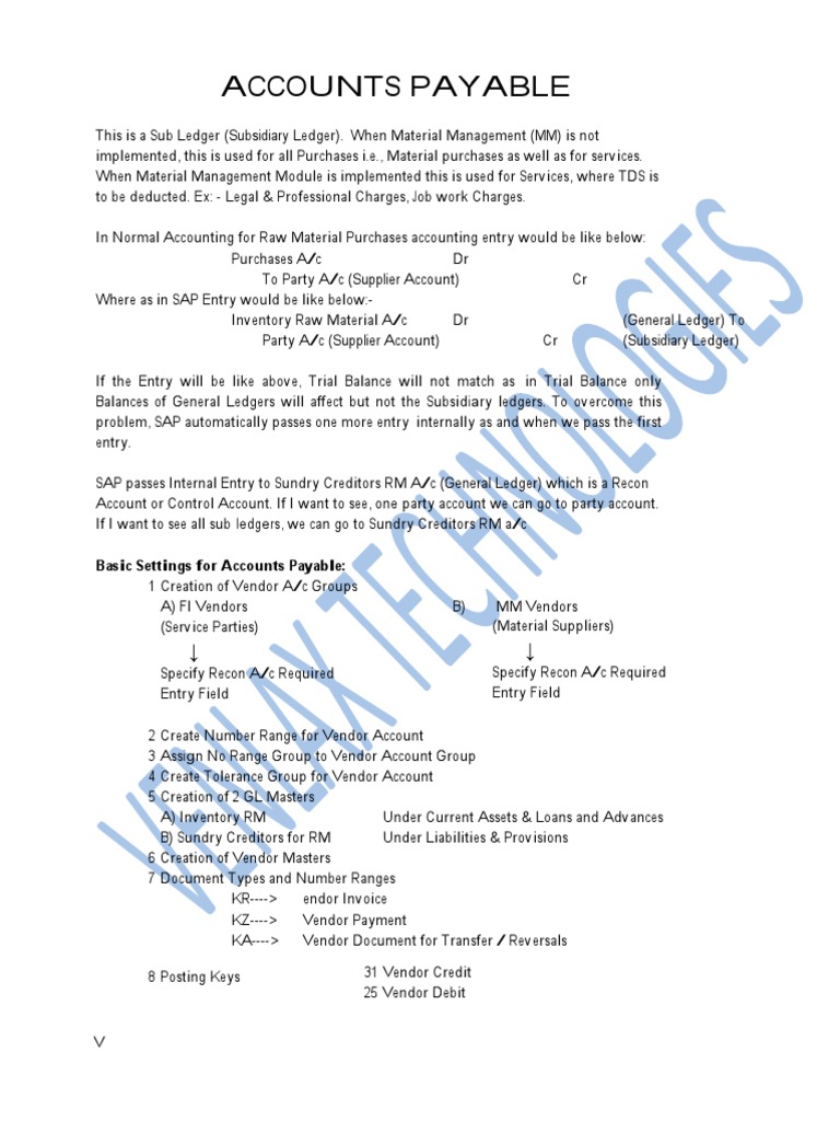 Accounts Payables 3 Documents | PDF | Accounts Payable | Payments