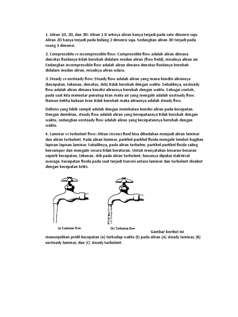 Macam Macam Aliran Fluida | PDF
