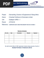 Method Statement Container Unloading | PDF | Crane (Machine)