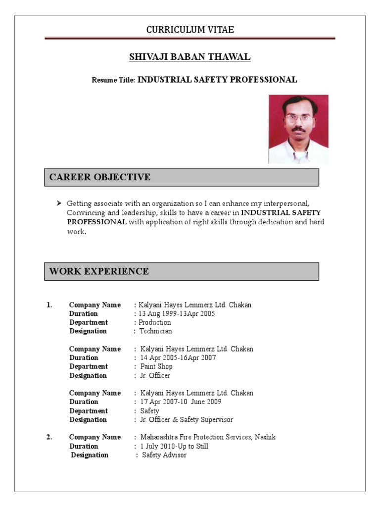 Safety Officer Resume | Download Free PDF | Safety | Occupational ...