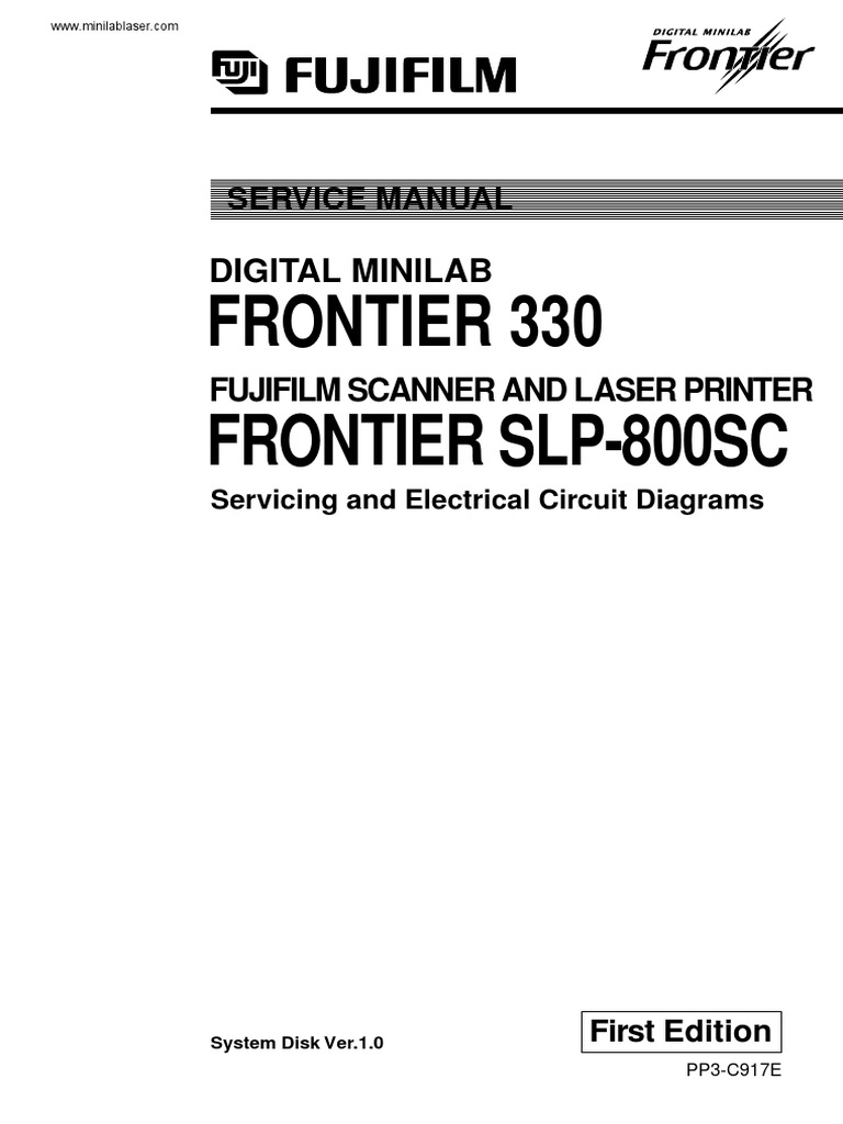 Fuji - Frontier 330 PDF | PDF | Printer (Computing) | Image Scanner