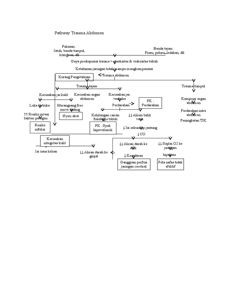 Pathway Trauma Abdomen | PDF