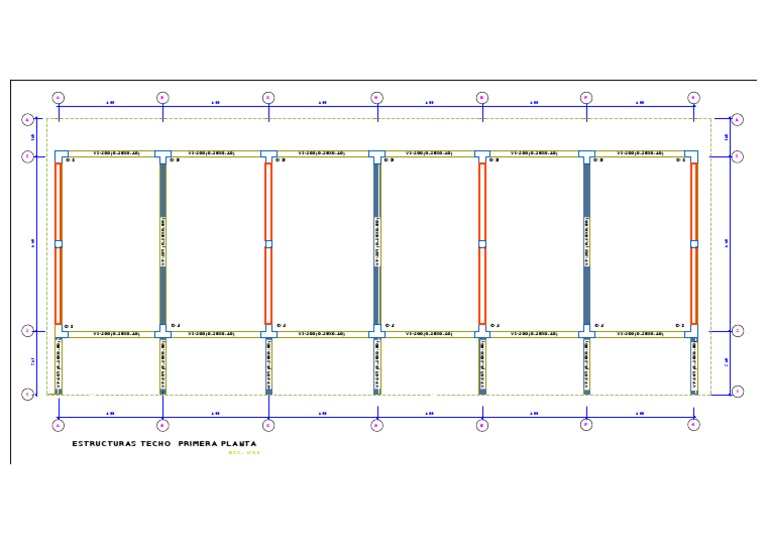 Estructuras Techo - Primera Planta | PDF | Materials