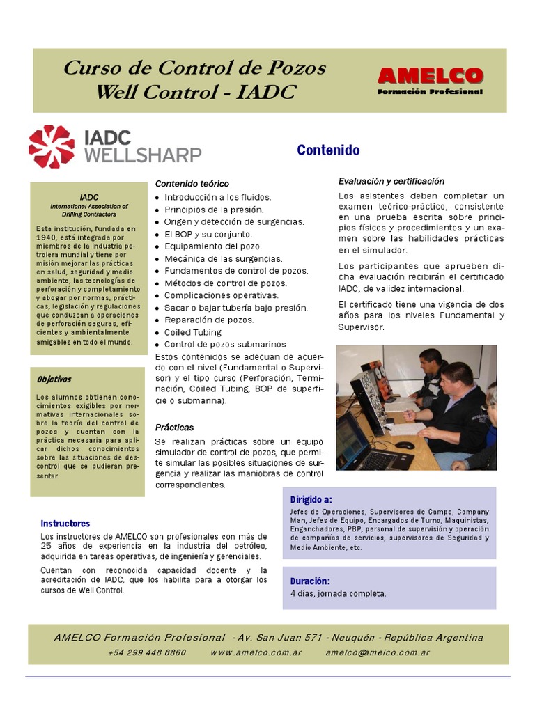 Curso Well Control IADC | PDF