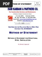 Work Method Statement For Roof Sheeting Works | PDF | Crane (Machine ...
