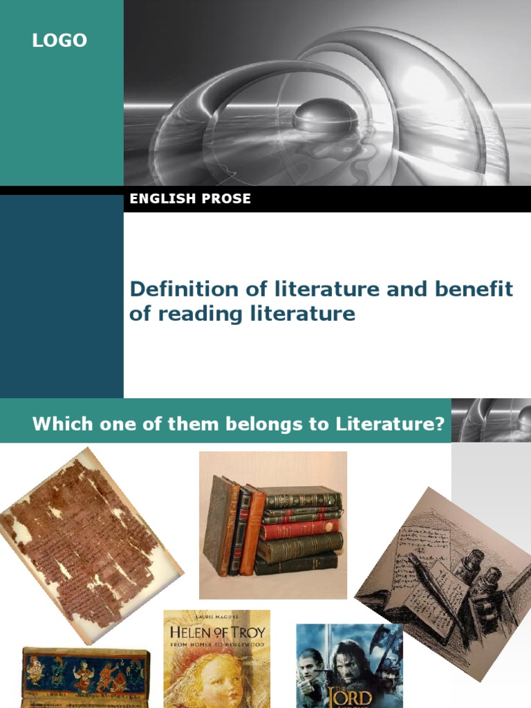 1 Definition of Literarture and Benefit of Reading Litereture | PDF ...