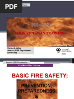 Fire Watch Training | PDF | Fires | Fire Safety
