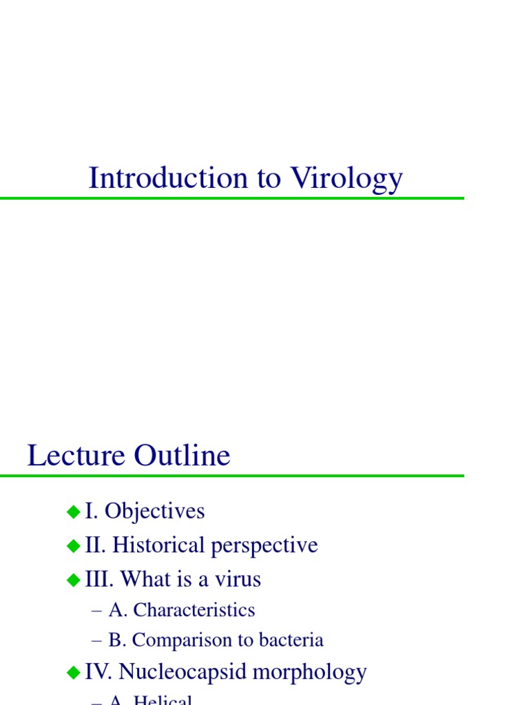 Introduction To Virology | PDF | Virus | Tree Of Life (Biology)