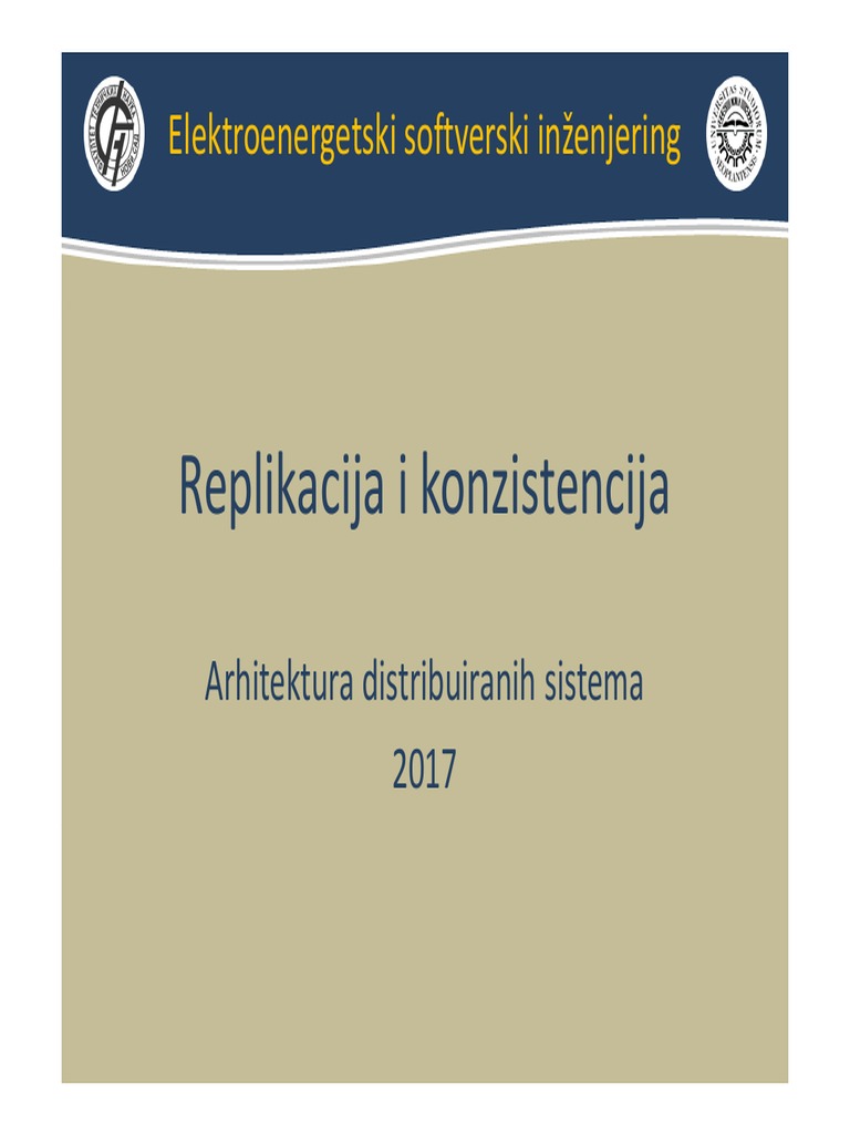 2017 007 ADS - Konzistencija I Replikacija | PDF