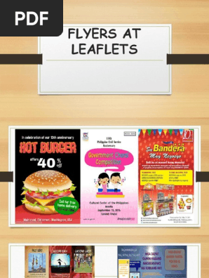 Flyers at Leaflets PDF