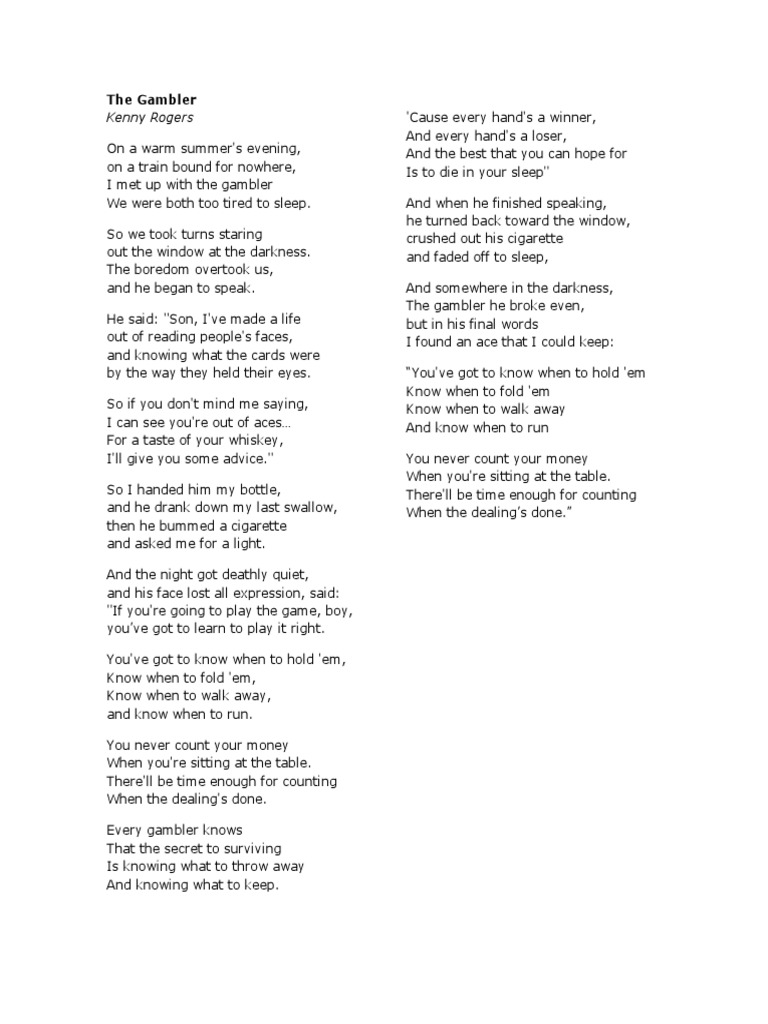 Gambler | PDF