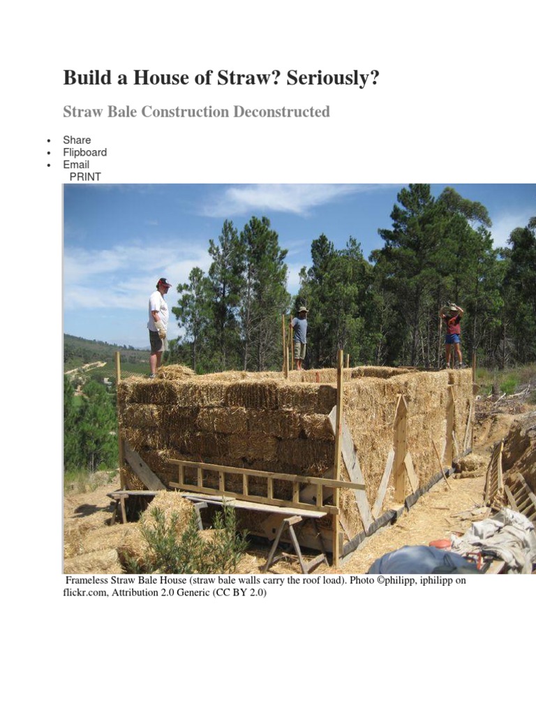 Build A House of Straw | PDF | Horticulture And Gardening | Building ...