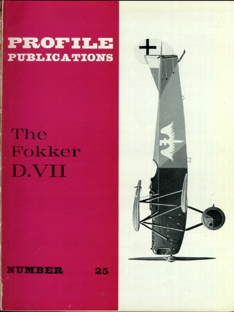 Aircraft Profile 25 The Fokker D.vii | PDF