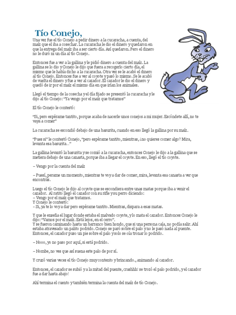 El maíz del tío Conejo | PDF | Gatos | Leche