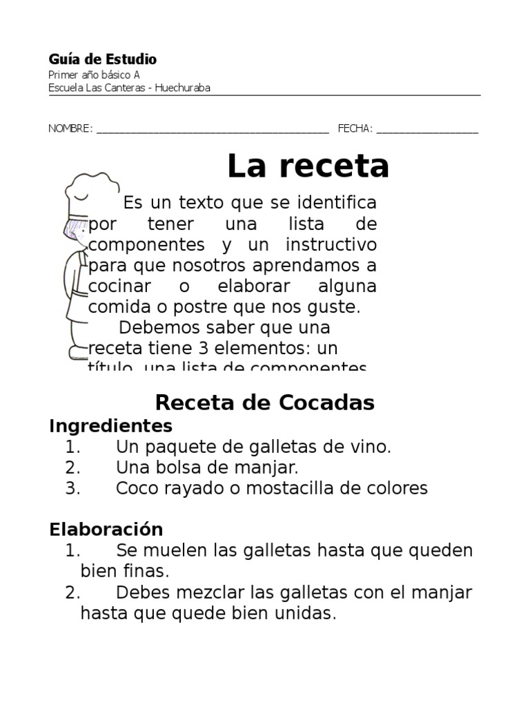 Clase La Receta | PDF