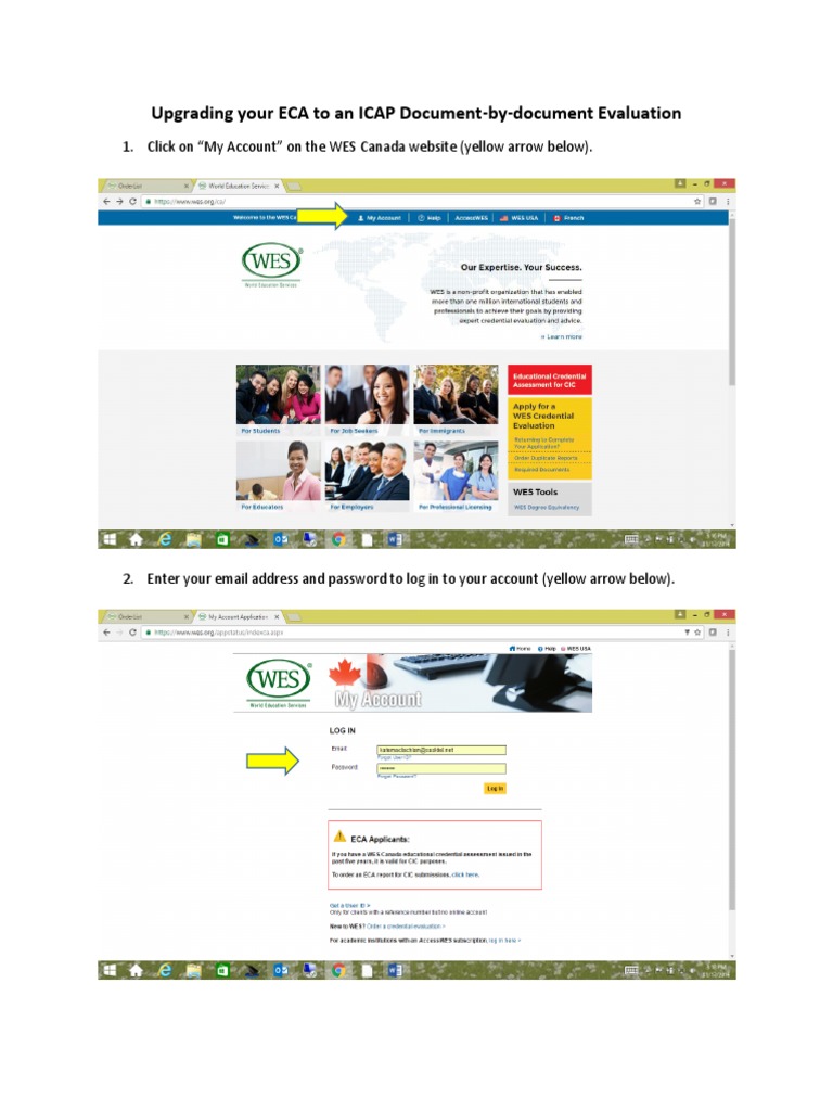 Upgrade ECA to ICAP Evaluation Guide | PDF | Finance & Money Management
