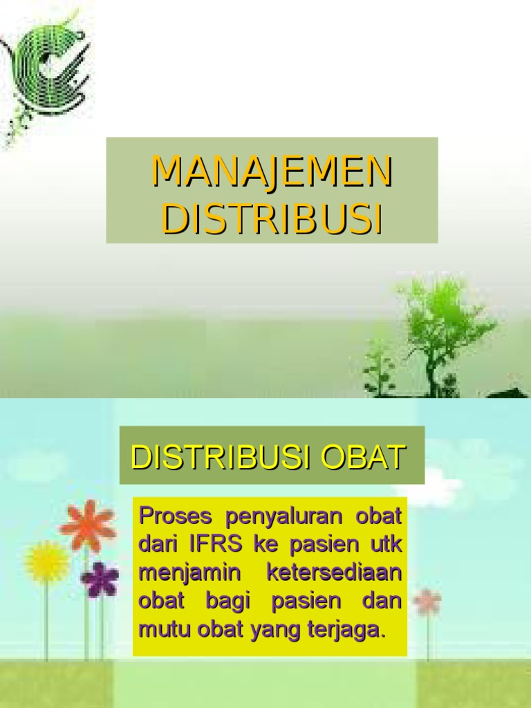 Manajemen Distribusi | PDF