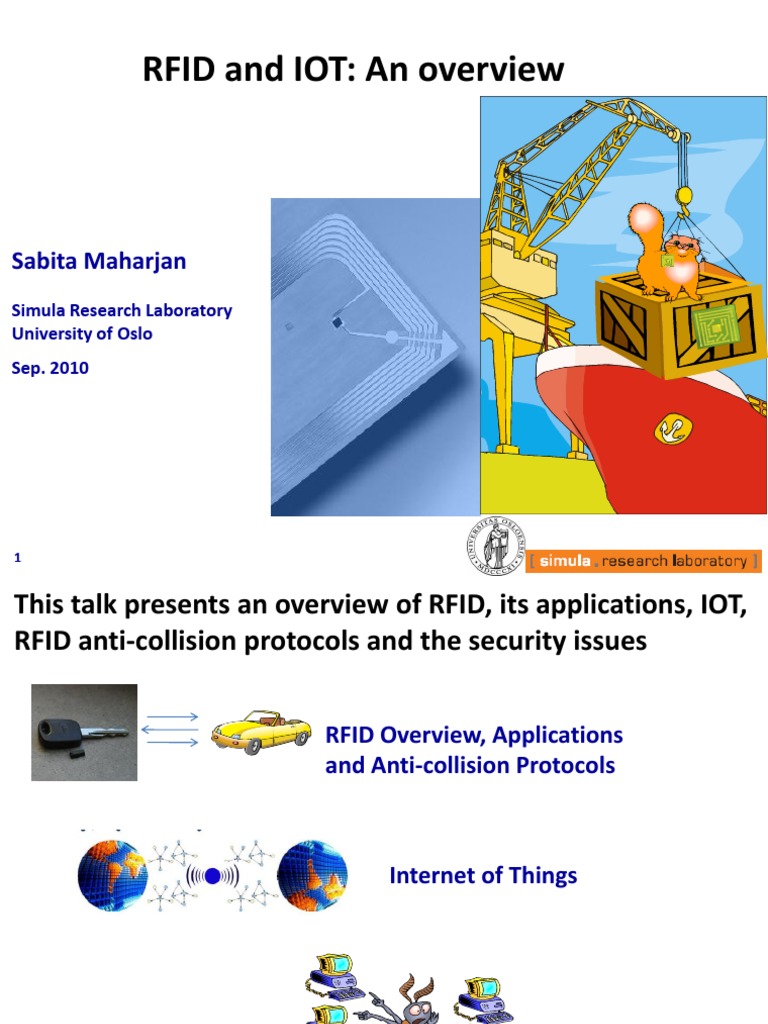 RFID IoT PDF | PDF | Internet Of Things | Radio Frequency Identification