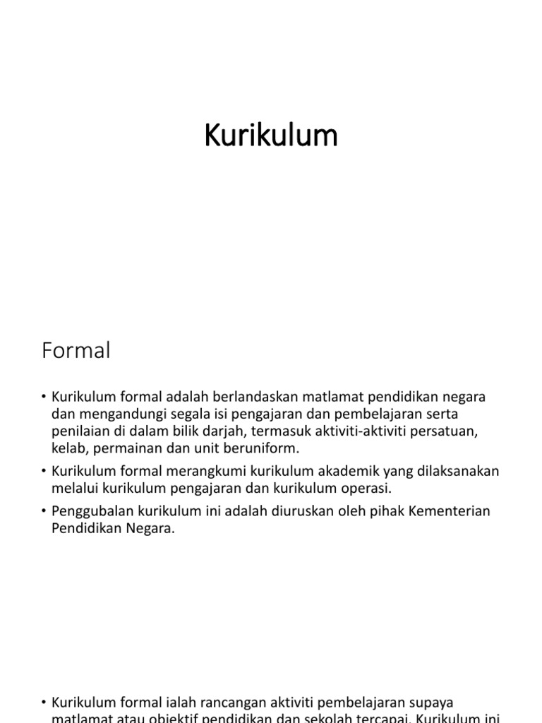 Kurikulum | PDF