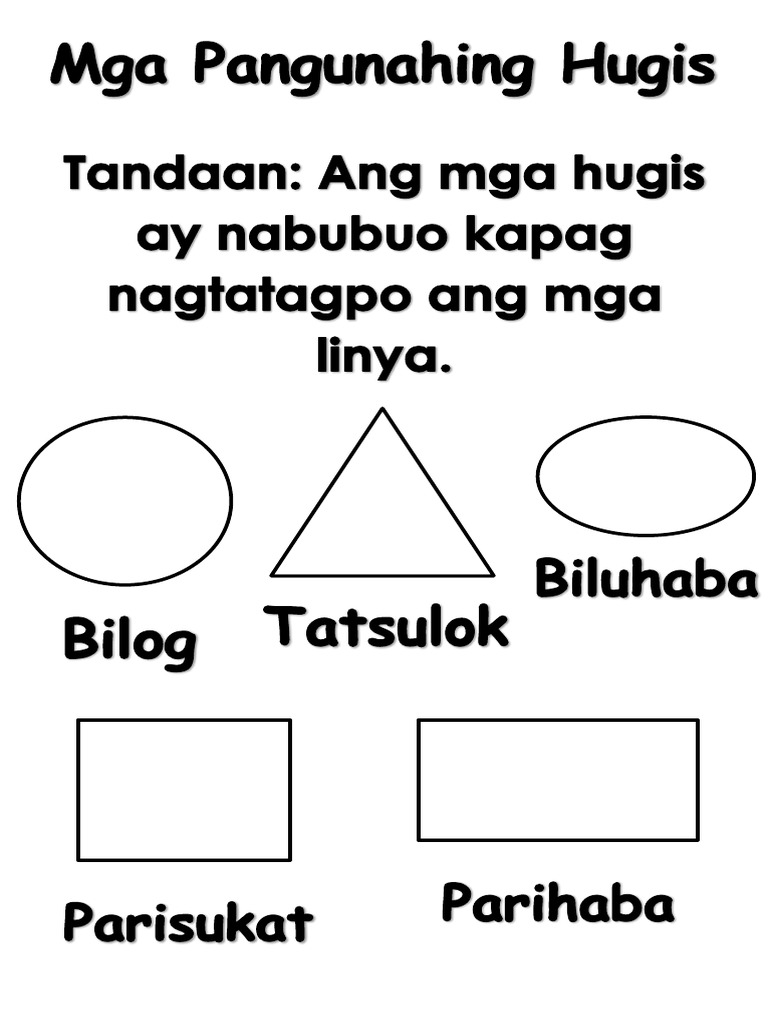 Pangunahing Hugis | PDF