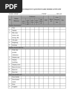 Formulir SQ-FFQ | PDF
