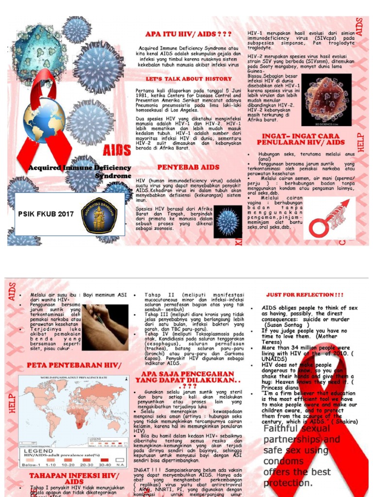 Leaflet Hiv Aids PDF | PDF