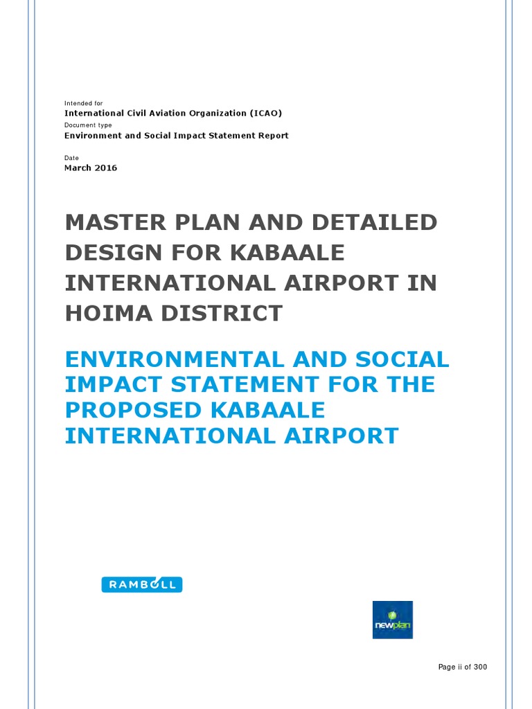 Master Plan and Detailed Design For Kabaale International Airport in ...