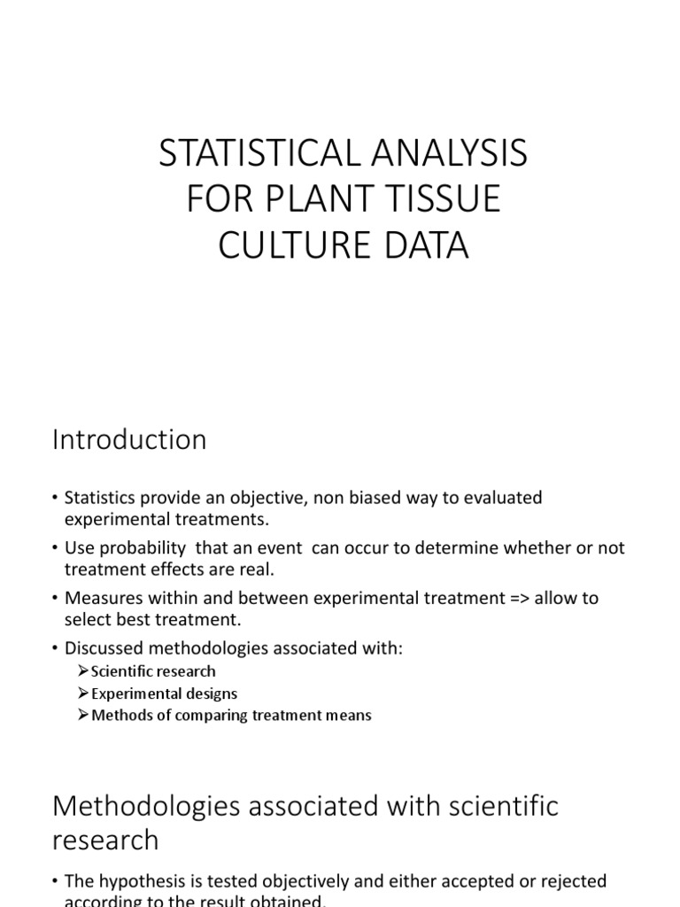 Plant Tissue Culture Statistical Analysis | PDF | Blot (Biology) | Gel ...