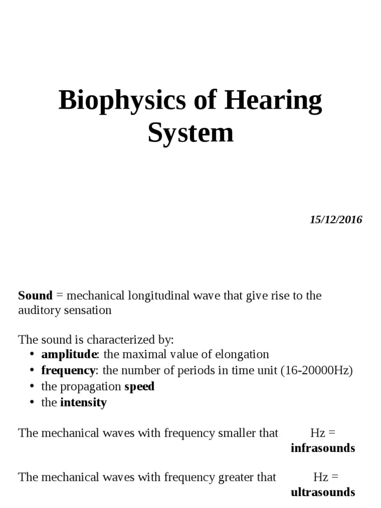 Hearing and Visual | PDF | Eye | Ear