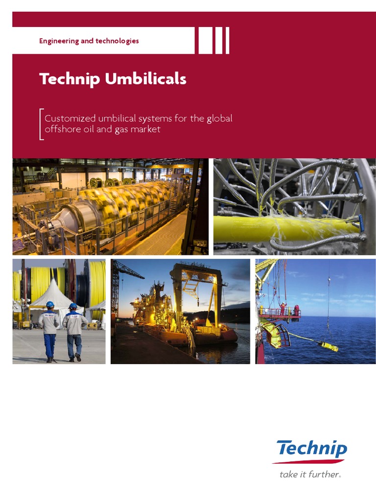 Technip. Umbilicals | PDF | Offshore Drilling | Subsea (Technology)
