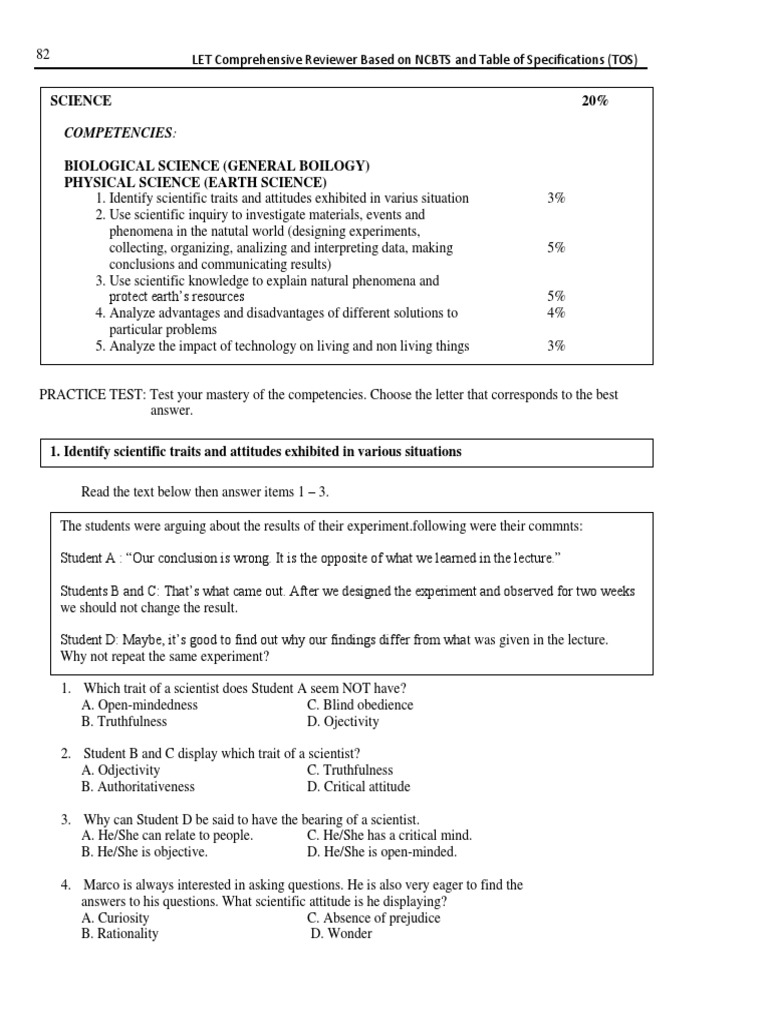 4 LET General Education SCIENCE 82 109 PDF | PDF | Atmosphere Of Earth ...