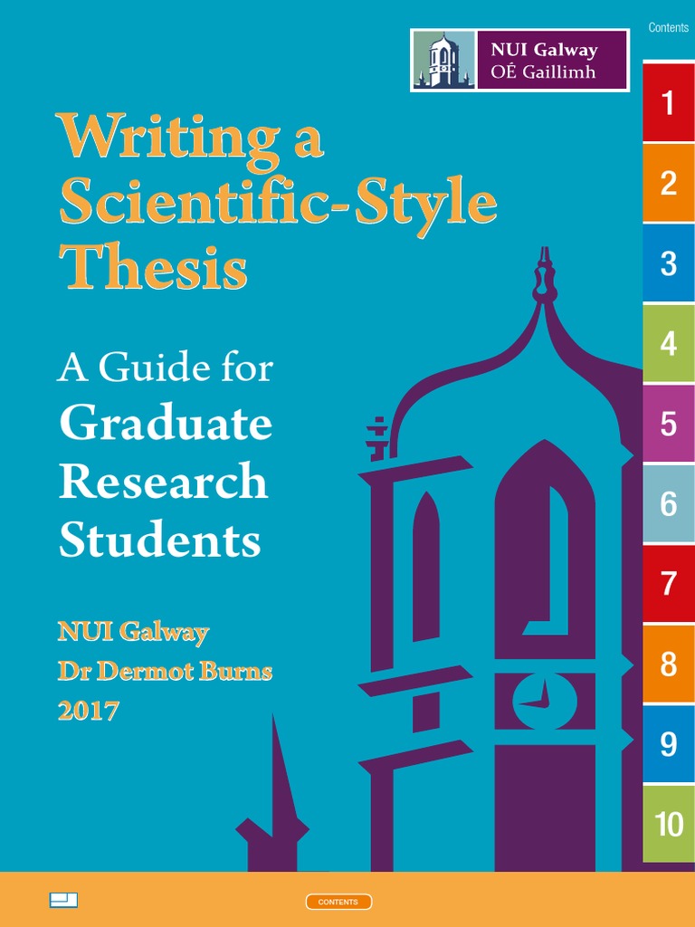 Guide to Writing a Scientific Thesis | PDF | Thesis | Doctor Of Philosophy
