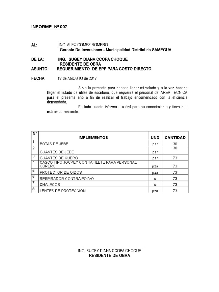 Req - Epp | PDF | Naturaleza