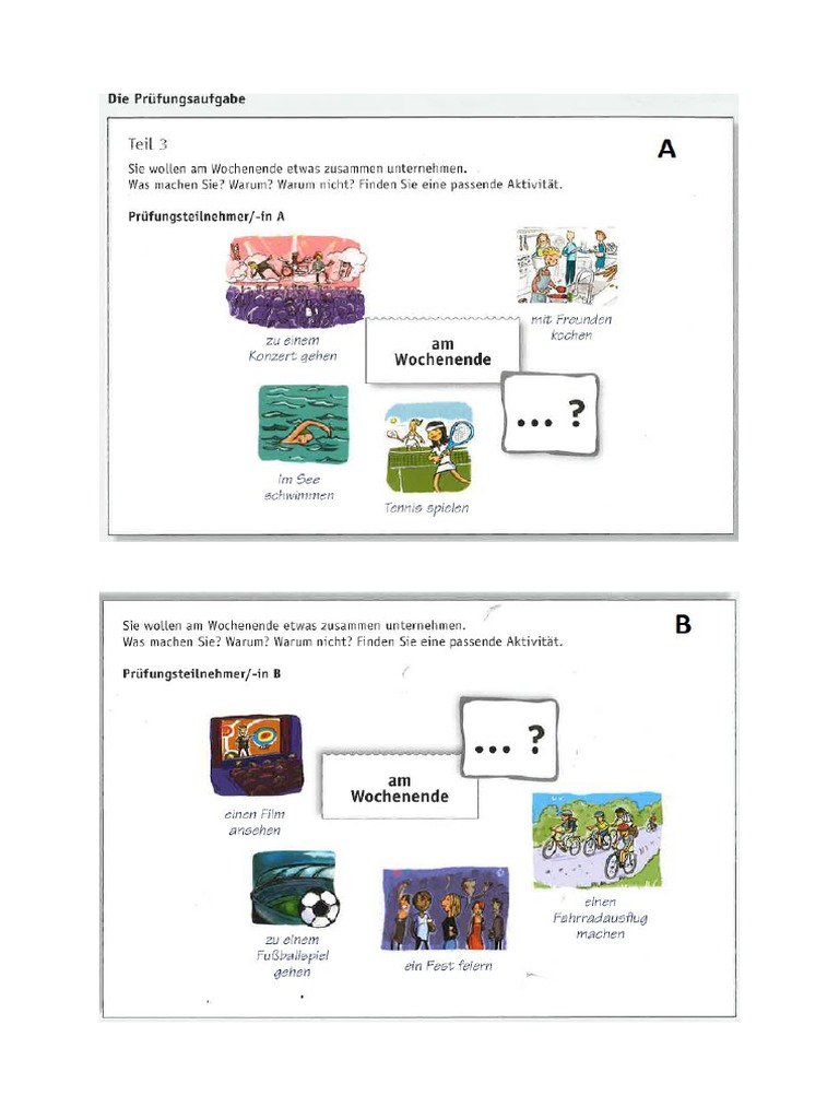 Teil 3 Sprechen A2 | PDF