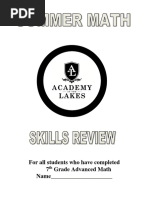 Iready at Home Math Answer Key | PDF | Multiplication | Teachers