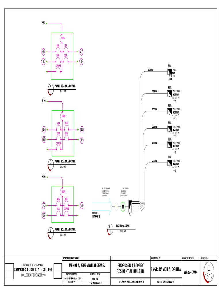 Lighting Layout-For Riser | PDF