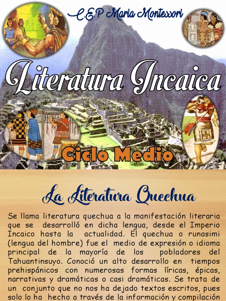 Literatura Inca | Imperio Inca